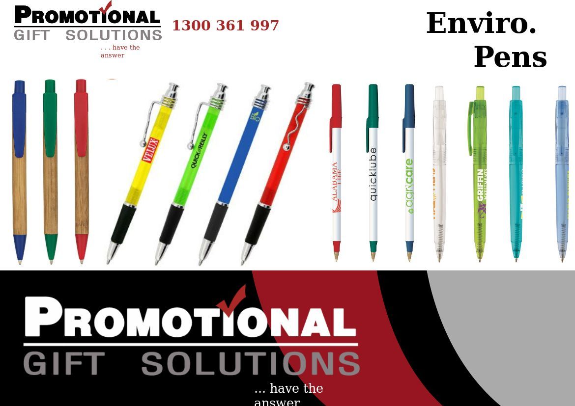 Enviro. Pens by Promotional... - Flipsnack