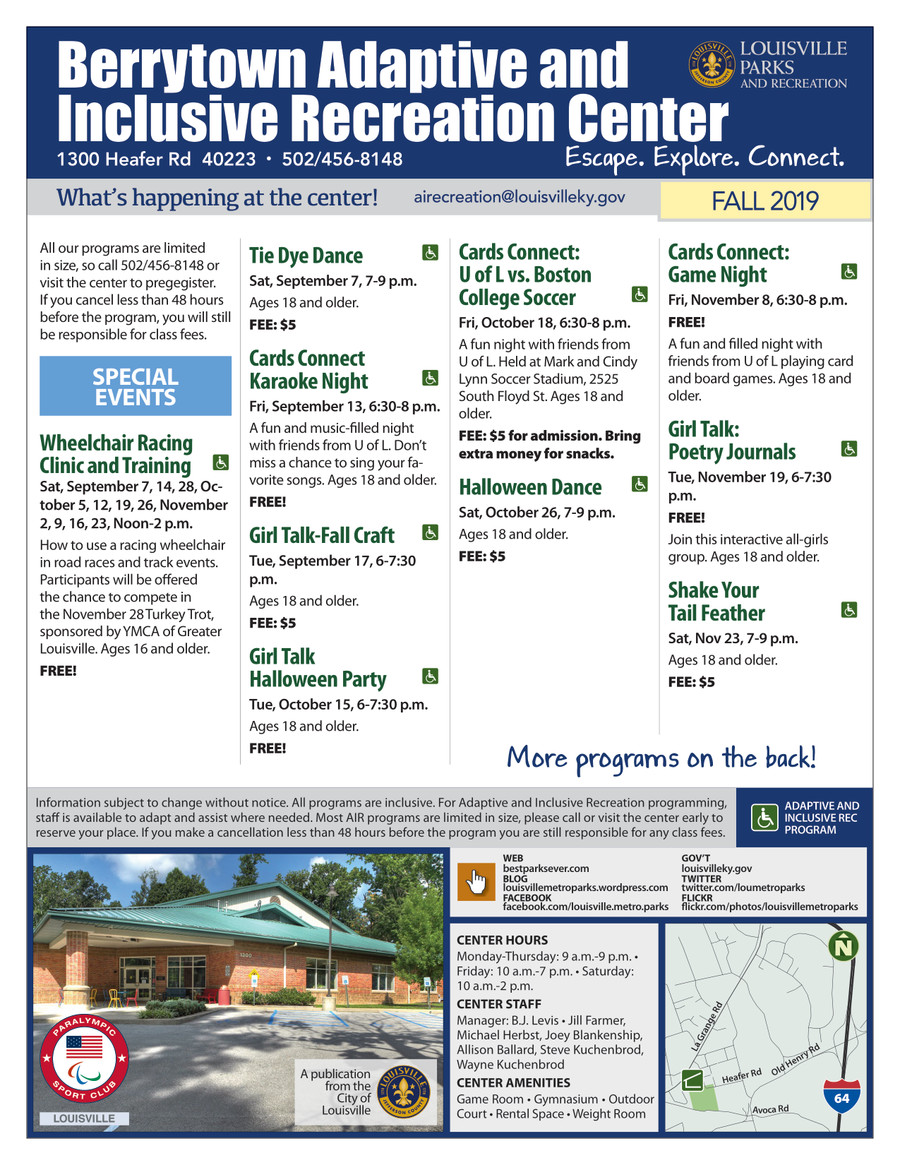 2019 Adaptive and Inclusive Recreation Fall Program Guide by... - Flipsnack
