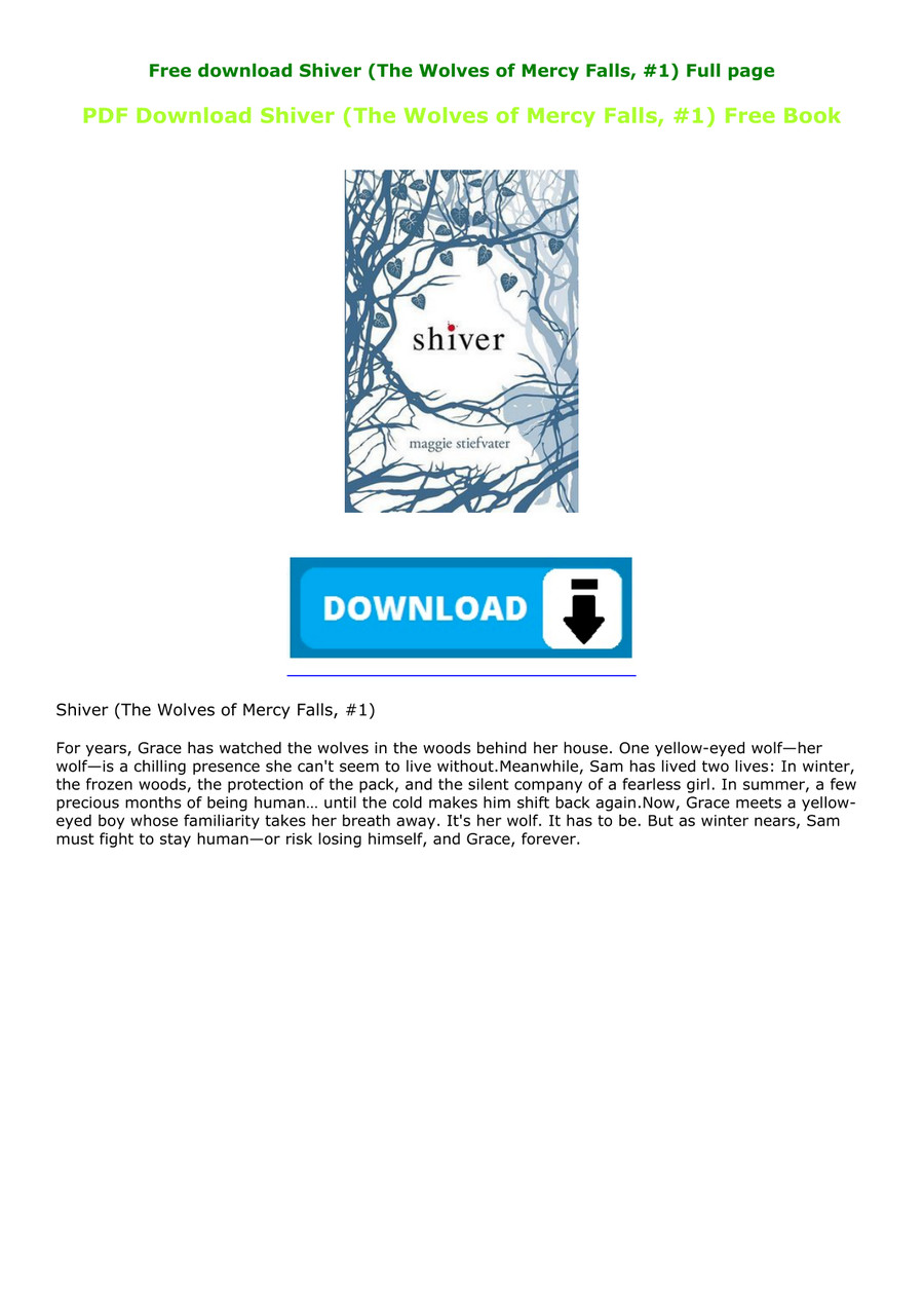 AUDIOBOOK Shiver (The Wolves of Mercy Falls, #1) by grilligst - Flipsnack