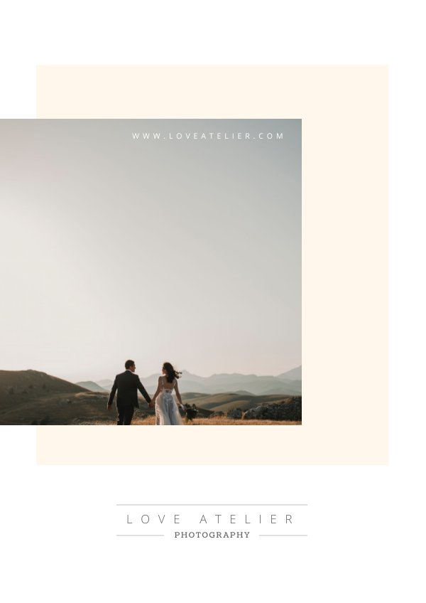 Modern Wedding Photography Portfolio Template by Flipsnack templates ...