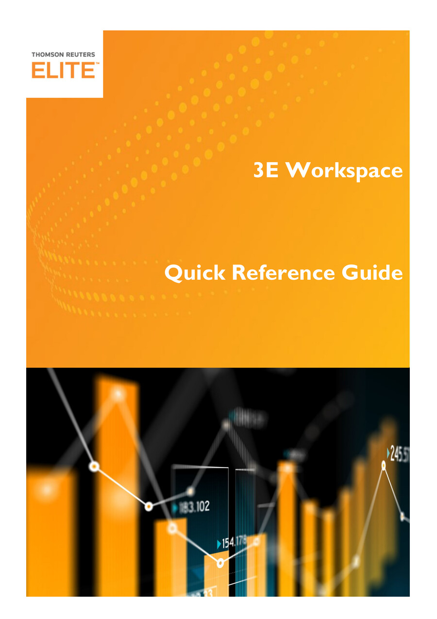 3E Workspace Quick Reference Guide by Riana Nel - Flipsnack
