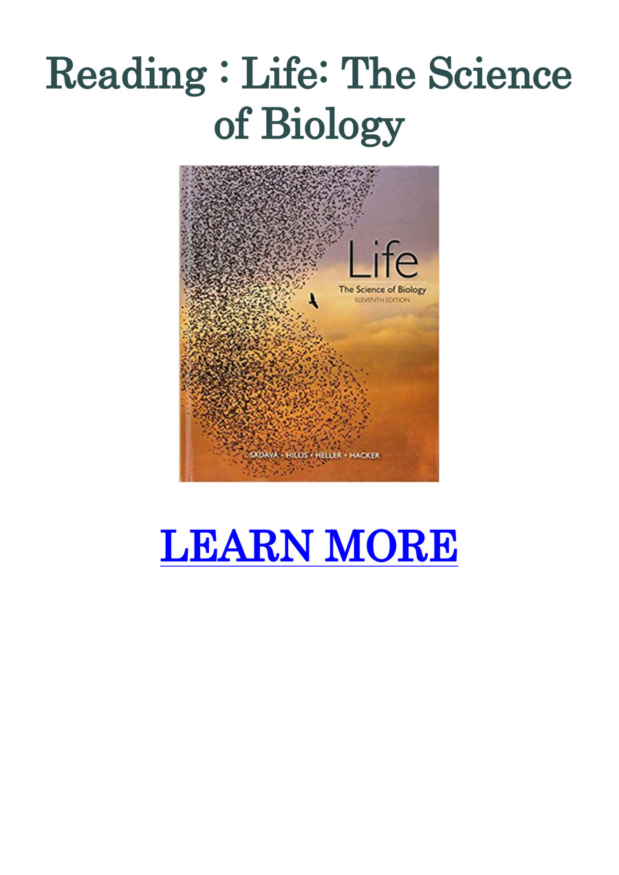*[PDF] Books Life: The Science of Biology by Aleesha_Melia - Flipsnack