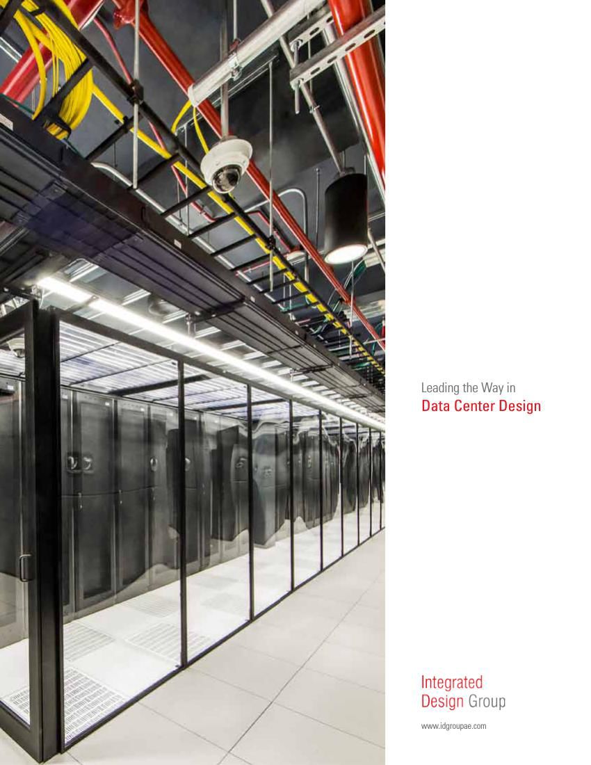 Integrated Design Group Data Center Qualifications by Integrated ...