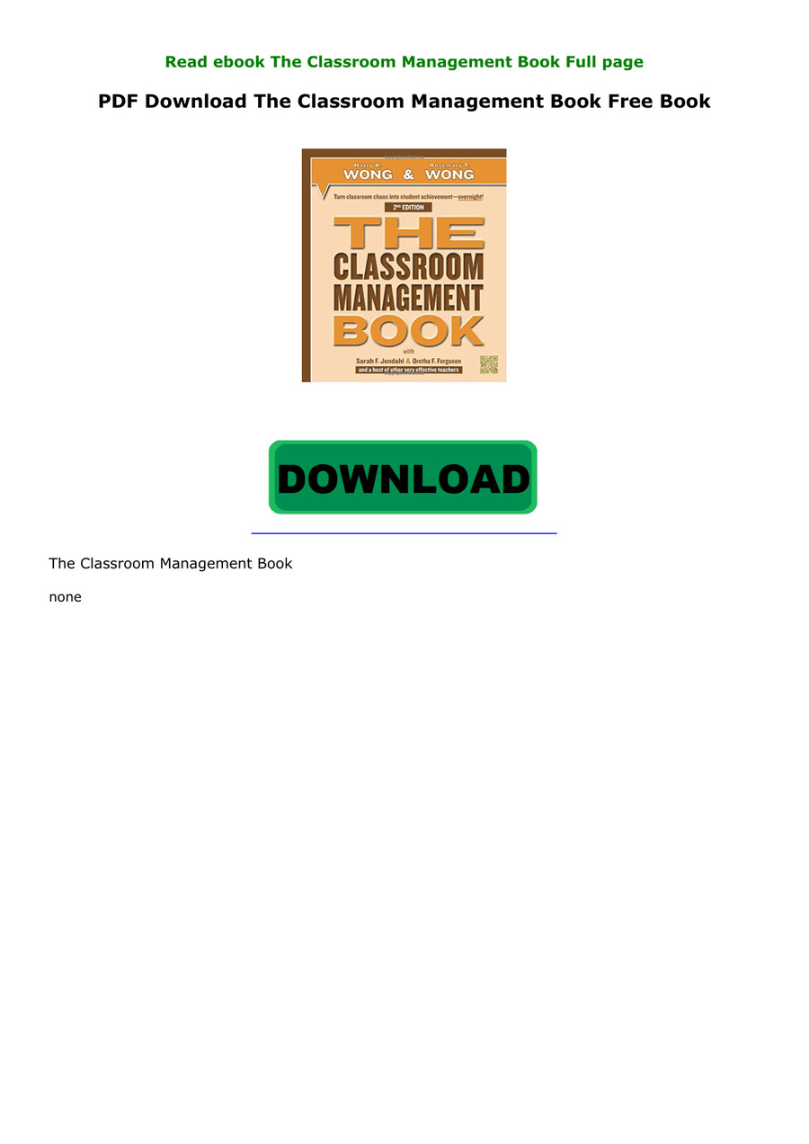 Kindle The Classroom Management Book Online by onver - Flipsnack