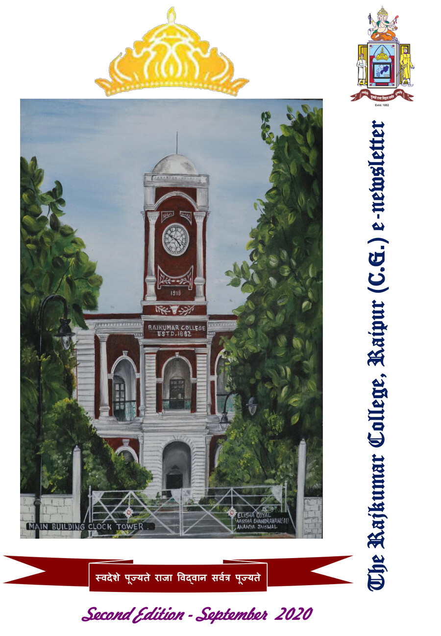 the rajkumar college e-newsletter 2nd edition by RKC Raipur - Flipsnack