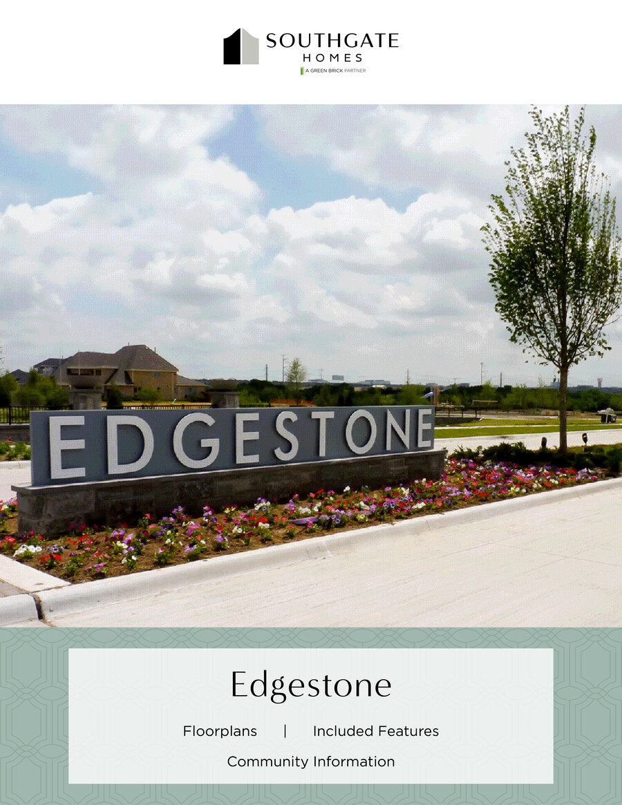 Edgestone at Legacy Marketing Packet by CBJ, NH, SGH - Flipsnack