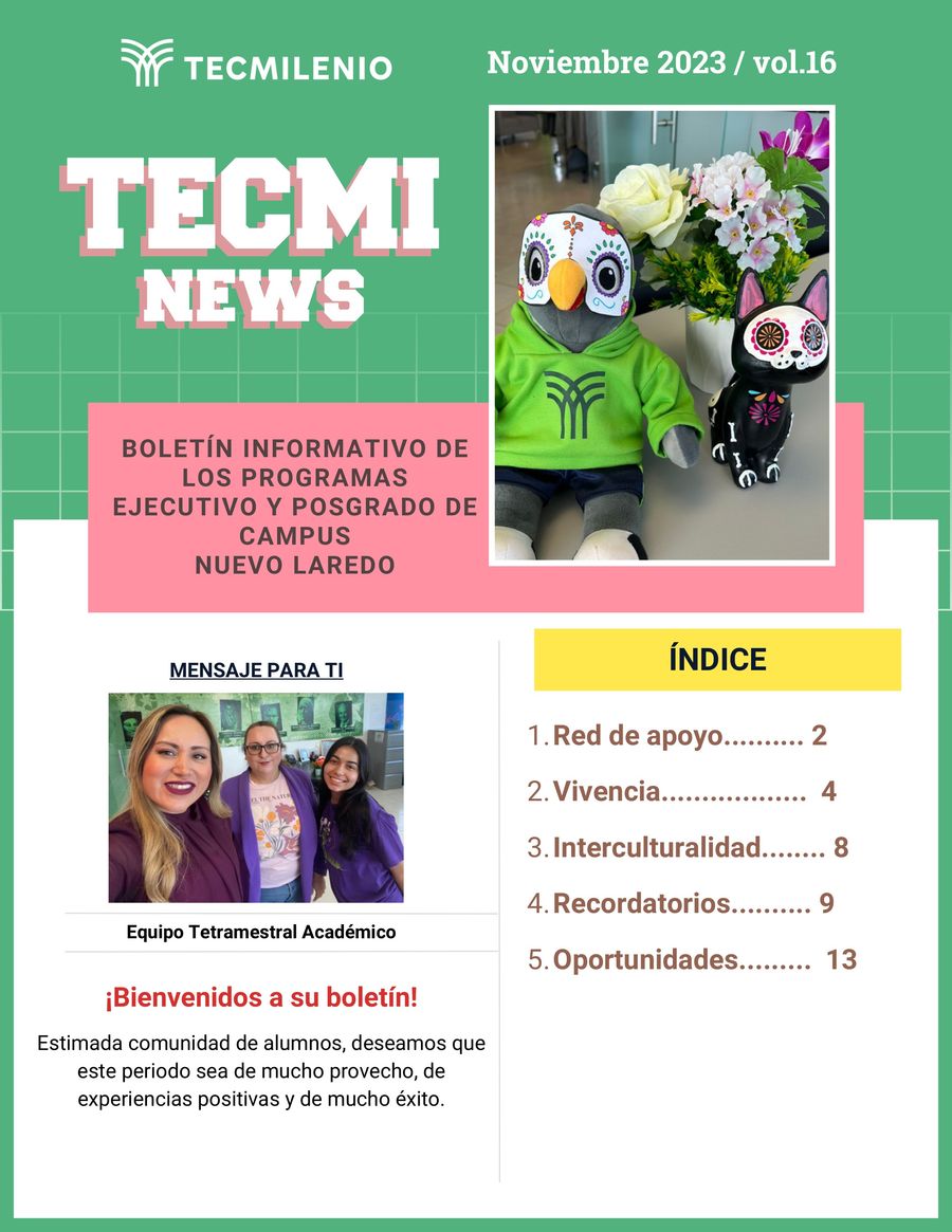 Tecmi News Vol. 16 / NOVIEMBRE 2023 by Isabella Az - Flipsnack