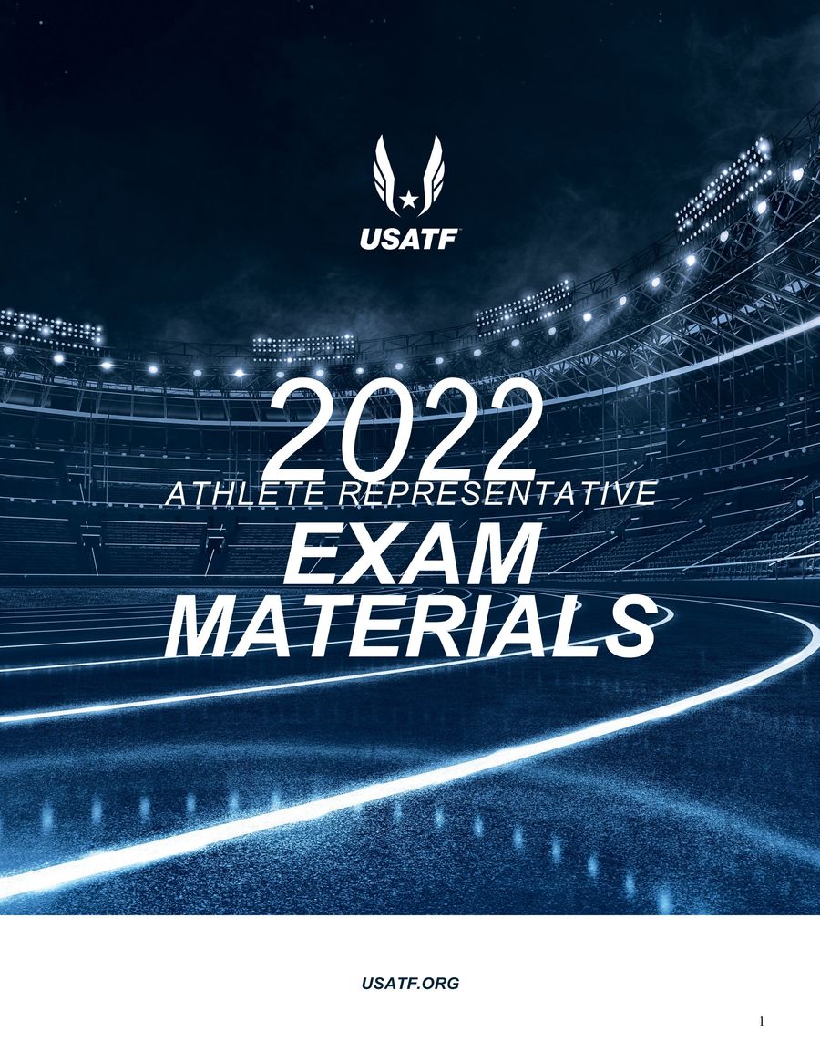 2022 USATF Athlete Representative Exam Study Booklet by sarah.linehan ...