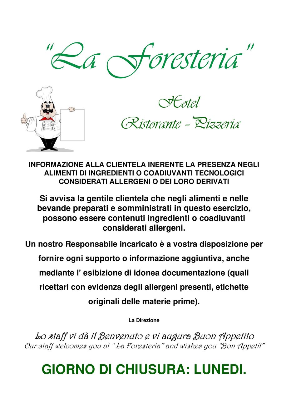 MENU' RISTORANTE La Foresteria 20-10-2023 by Niccolò - Flipsnack