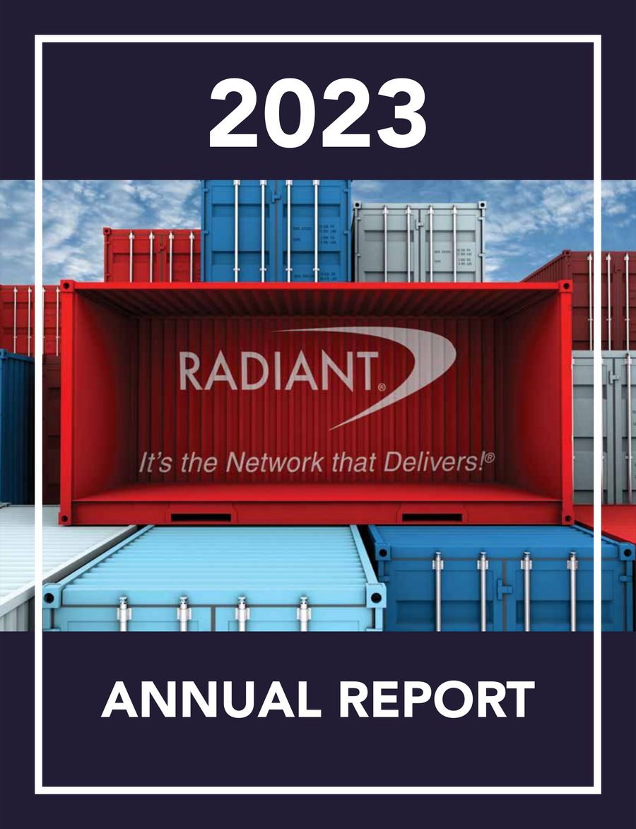 2023 Radiant Logistics Inc Annual Report by Radiant... - Flipsnack