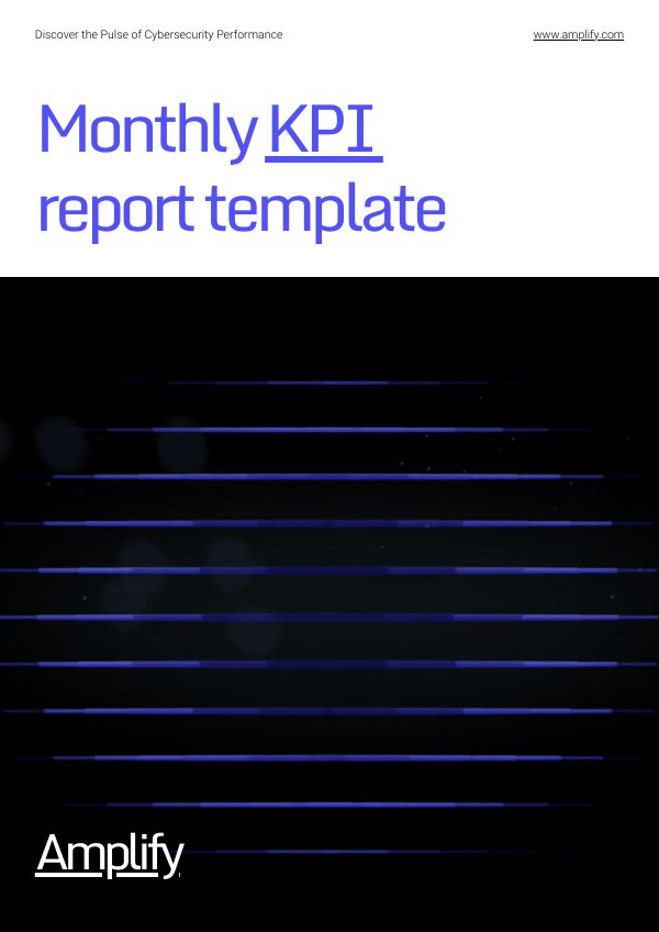 Monthly KPI report template by Flipsnack templates - Flipsnack