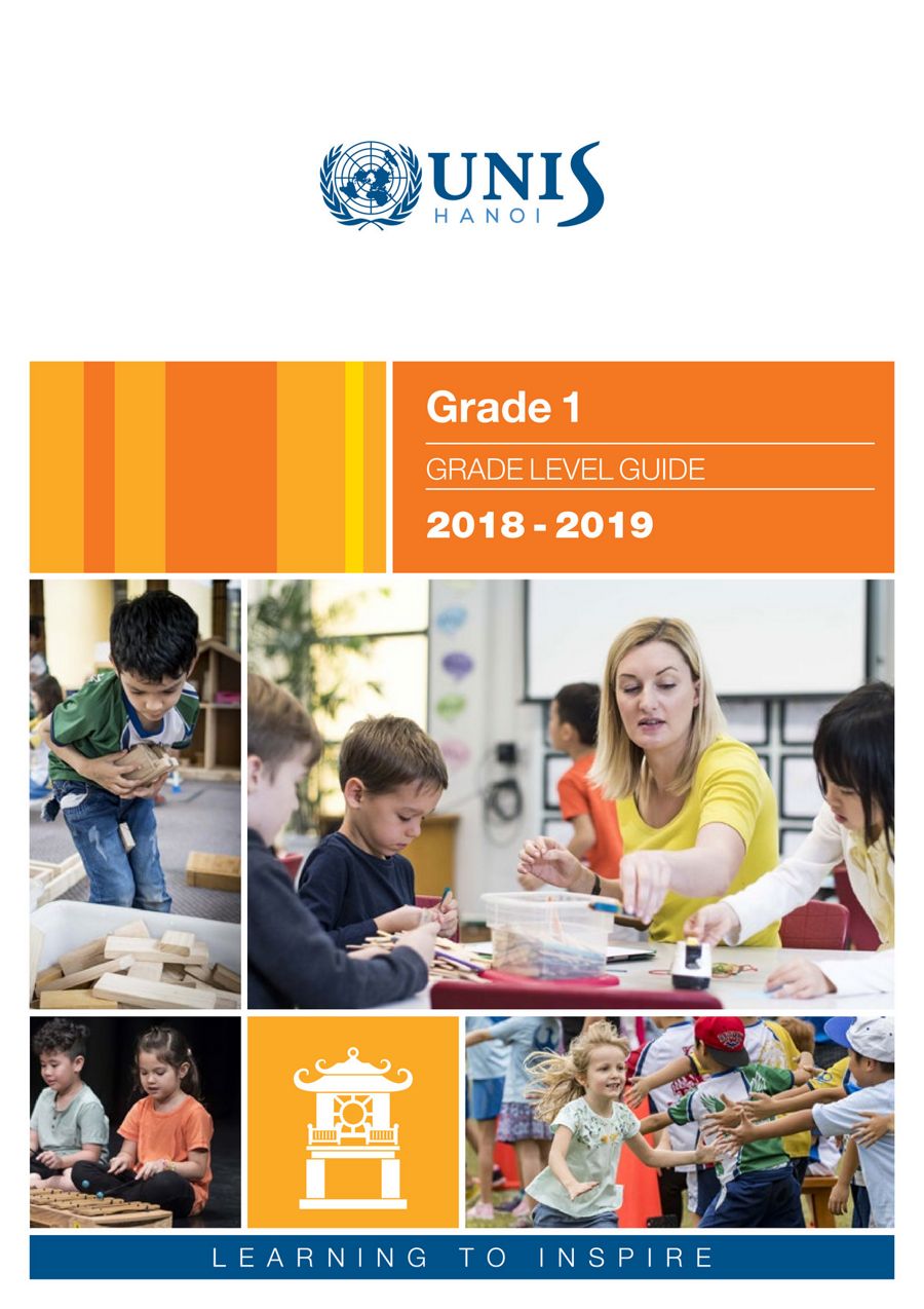 Grade 1 Curriculum Guide 2018 2019 By UNIS Hanoi Flipsnack