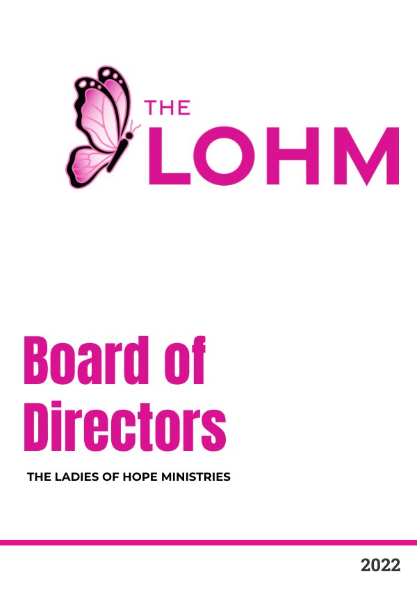 The LOHM Board of Directors by The LOHM - Flipsnack