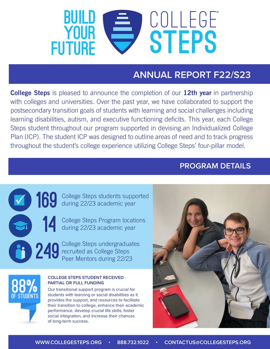 College Steps Annual Report 2023 by College Steps - Flipsnack