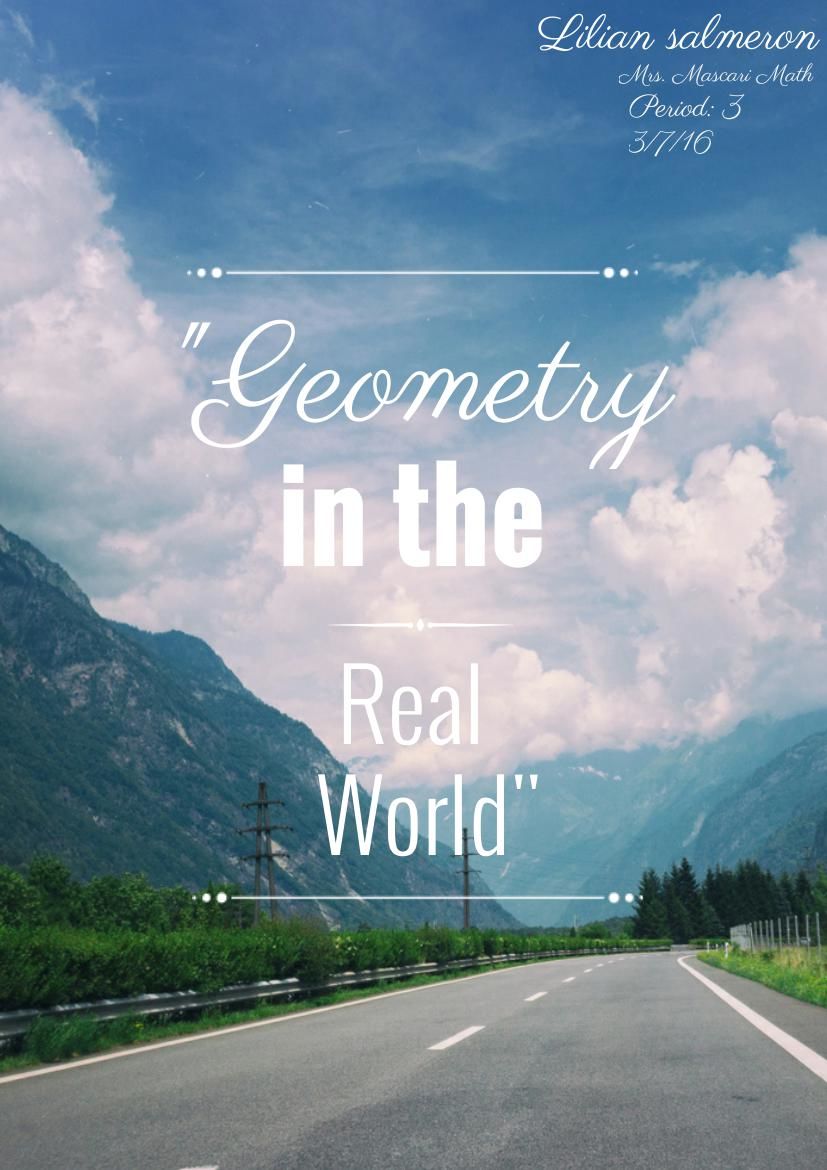 geometry in the real world project by Lilian Salmeron - Flipsnack