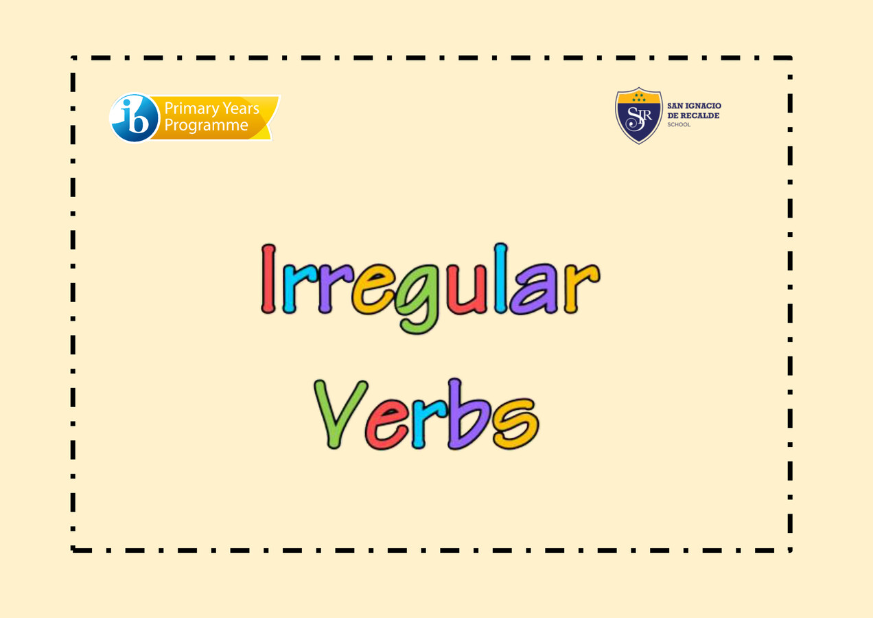 LIST OF IREGULAR VERBS by Liszet... - Flipsnack