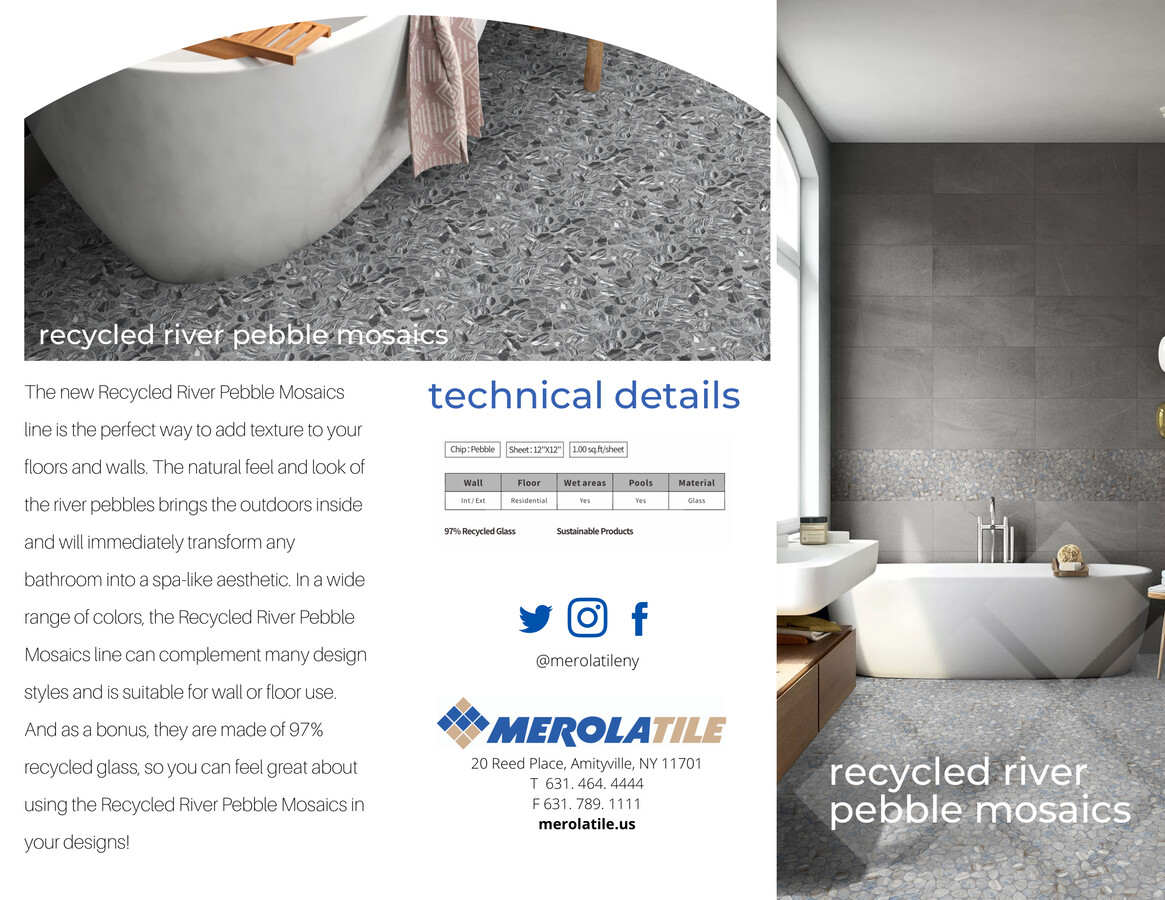 Recycled River Pebble Brochure by Merola Tile US - Flipsnack