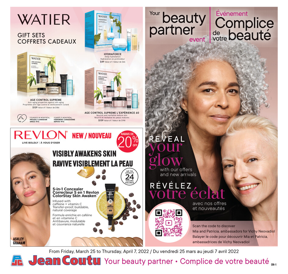 Événement Complice de votre beauté - 24 mars 2022 ON by Jean Coutu