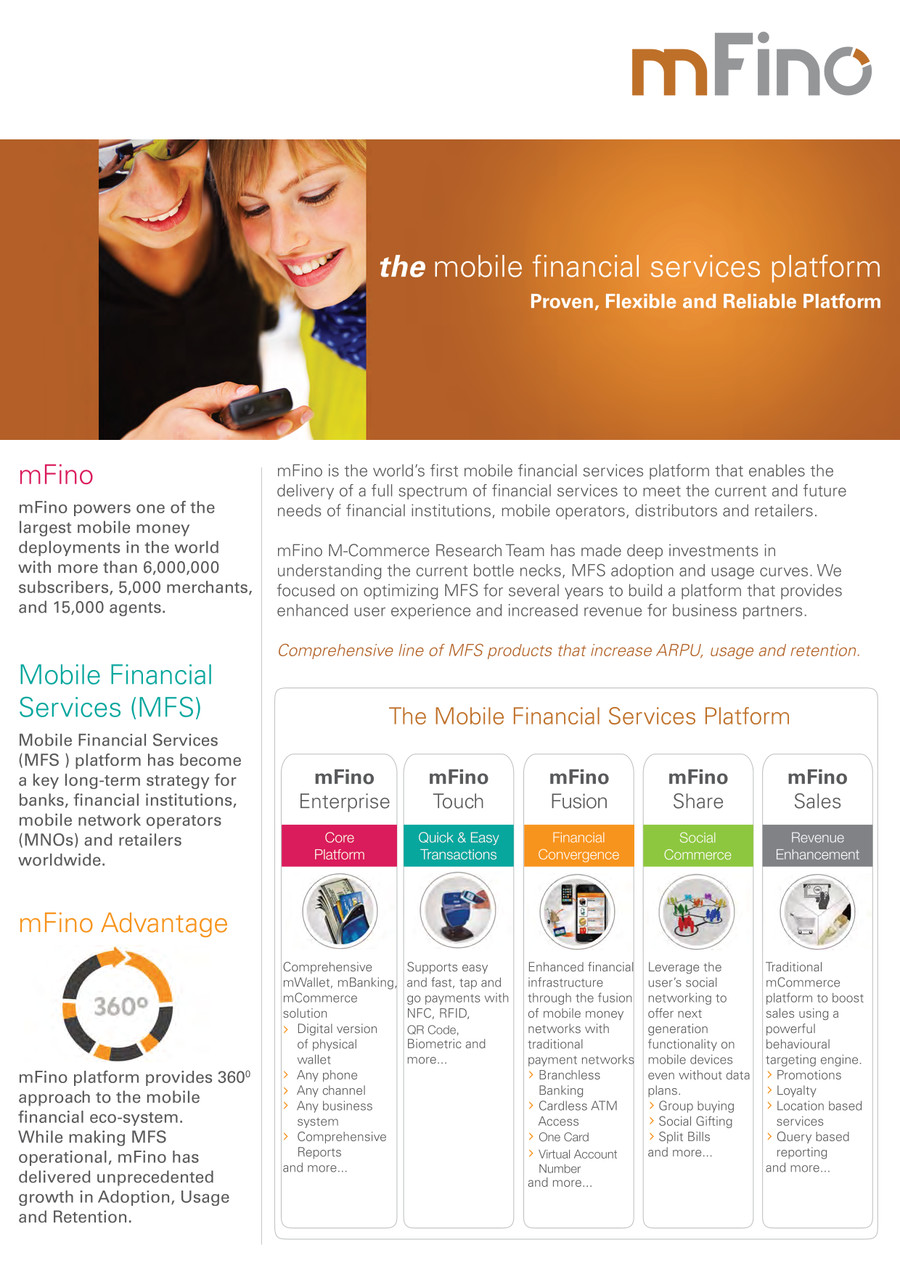 mFino Mobile Financial Services by mFino Inc - Flipsnack