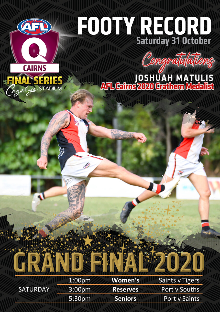 Footy Record Grand Final 2020 by AFLCairns - Flipsnack