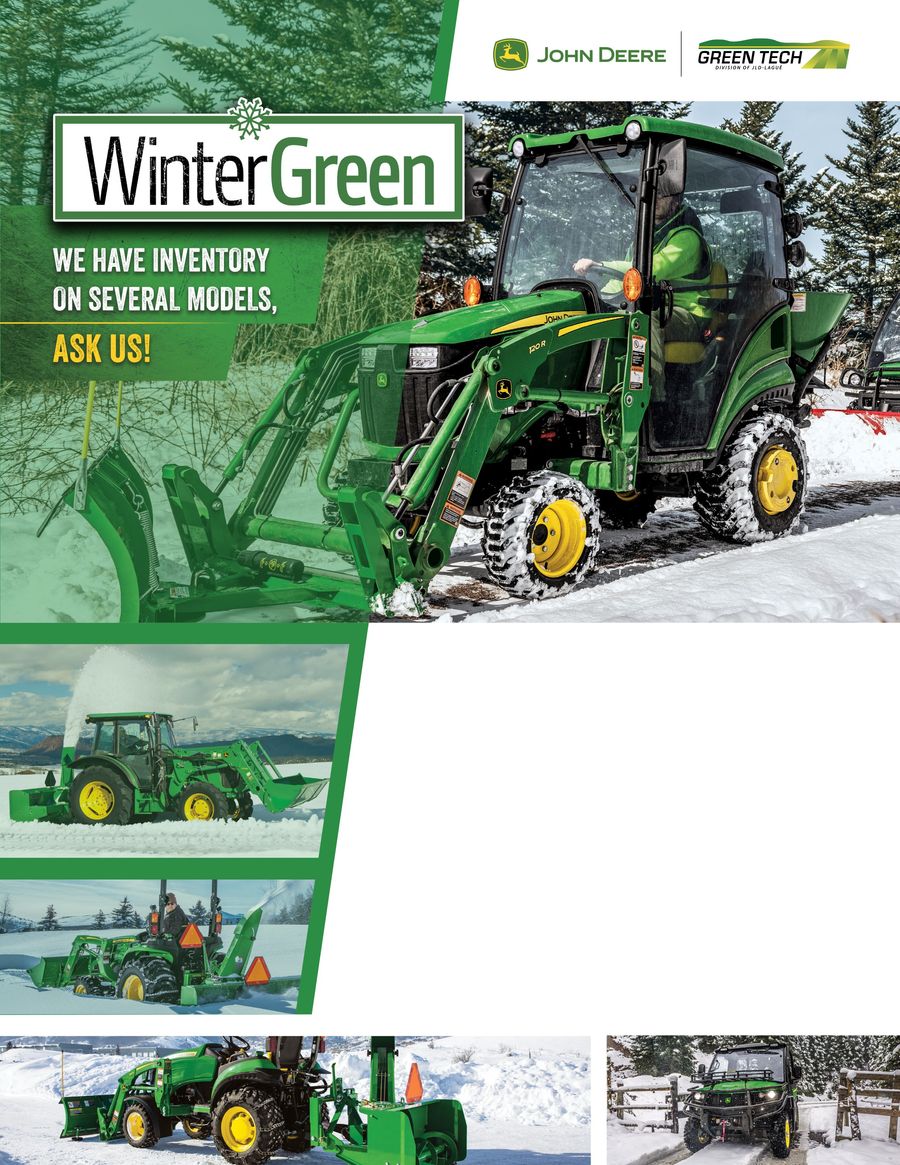 WinterGreen Promotion / Green Tech John Deere dealer by Marketing JLD ...