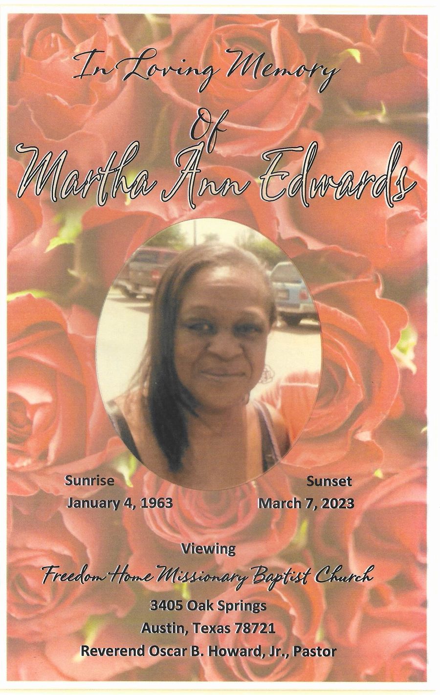 Martha Edwards Funeral Program by Barry Franklin - Flipsnack