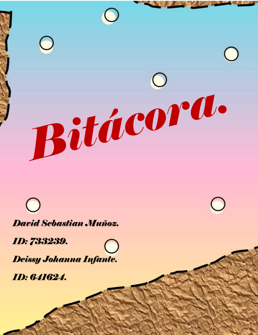 Bitácora final by Deissy... - Flipsnack