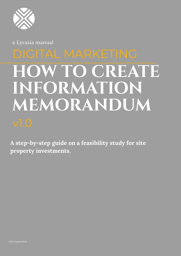 How To Create Information Memorandum (In Progress) by Timothy Adriano ...