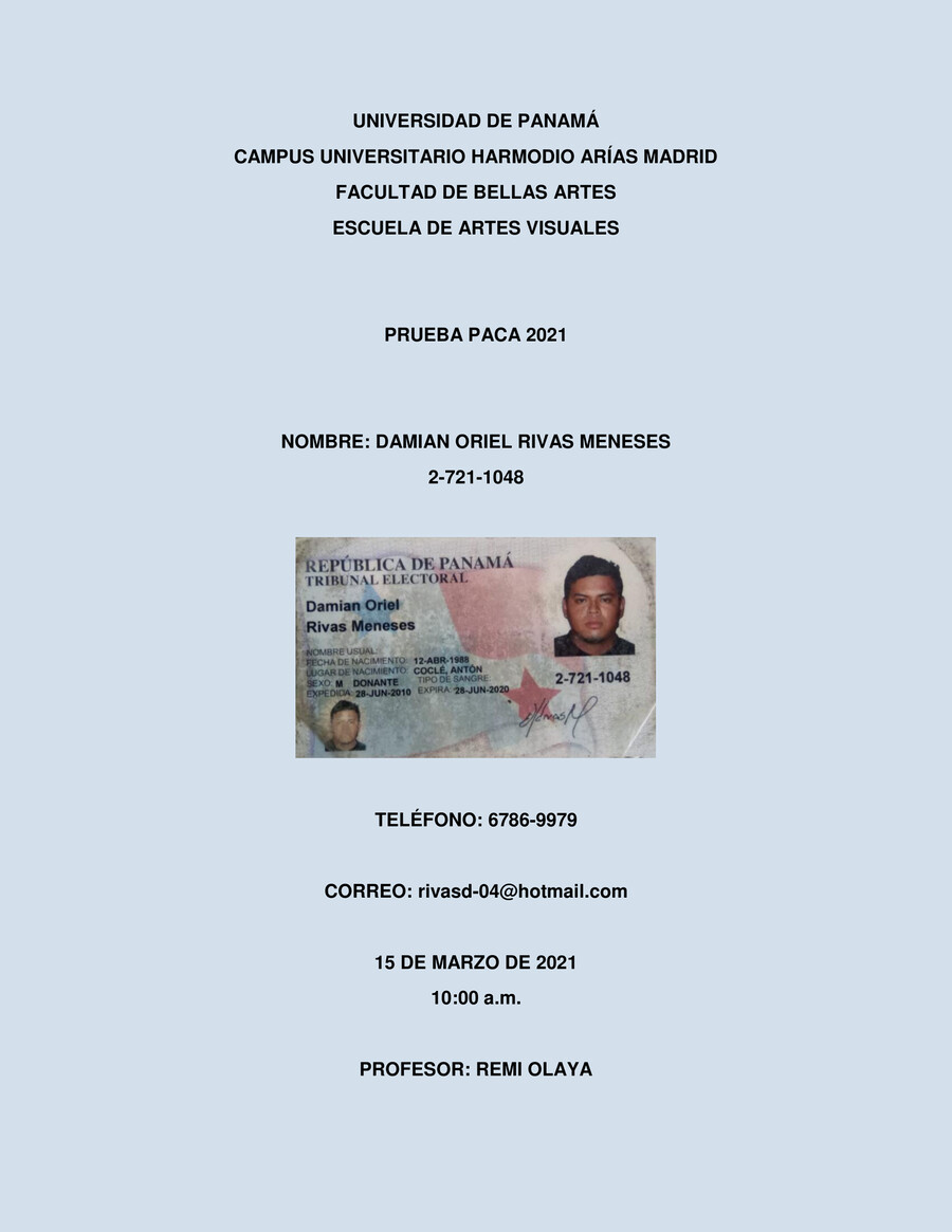 PORTAFOLIO VIRTUAL - DAMIAN RIVAS by Sarai Diaz - Flipsnack