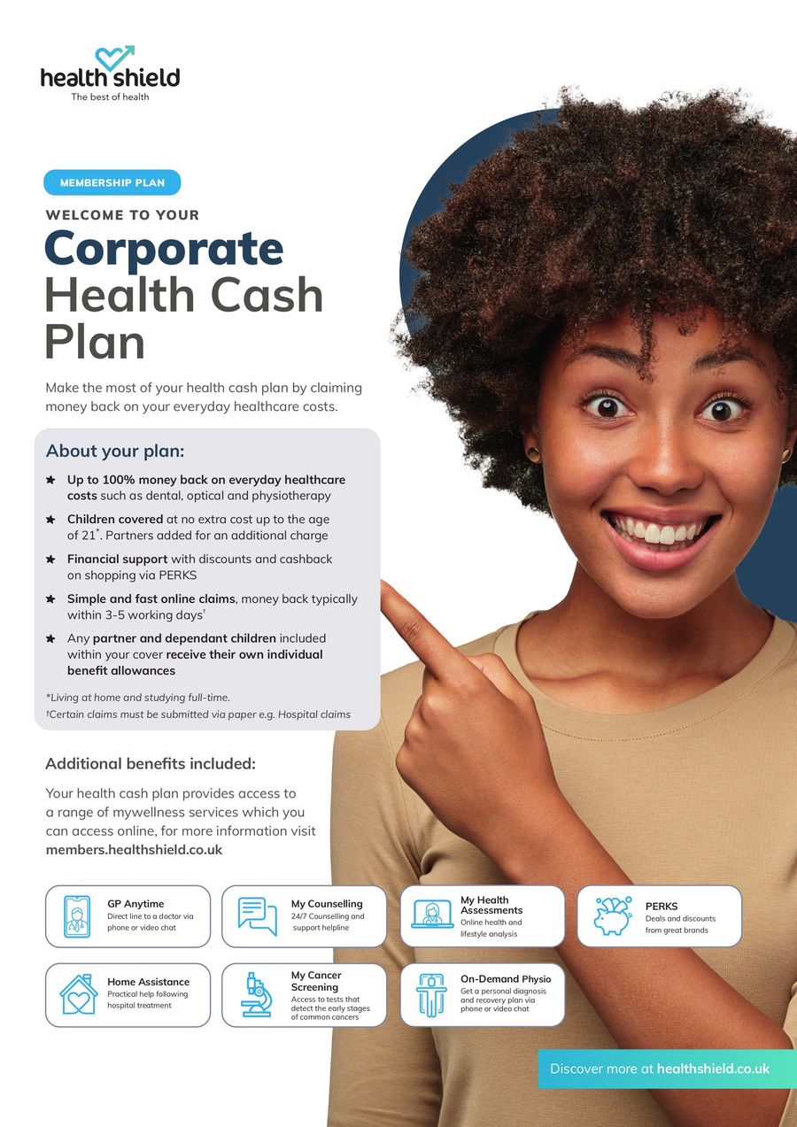 Corporate Cash Plan - Membership Plan - 2024 by Health Shield - Flipsnack