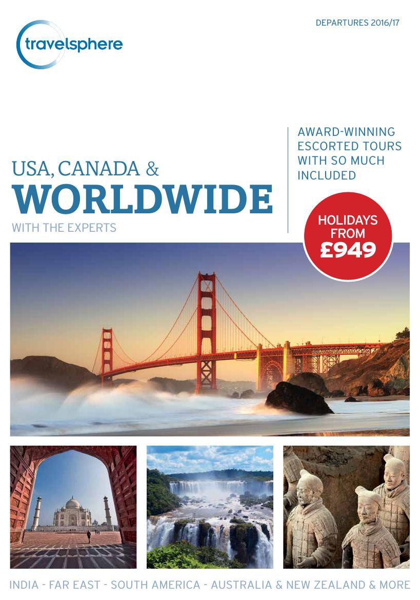 Travelsphere USA, Canada & Worldwide 2016-17 Brochure - Dec 2015 by All ...