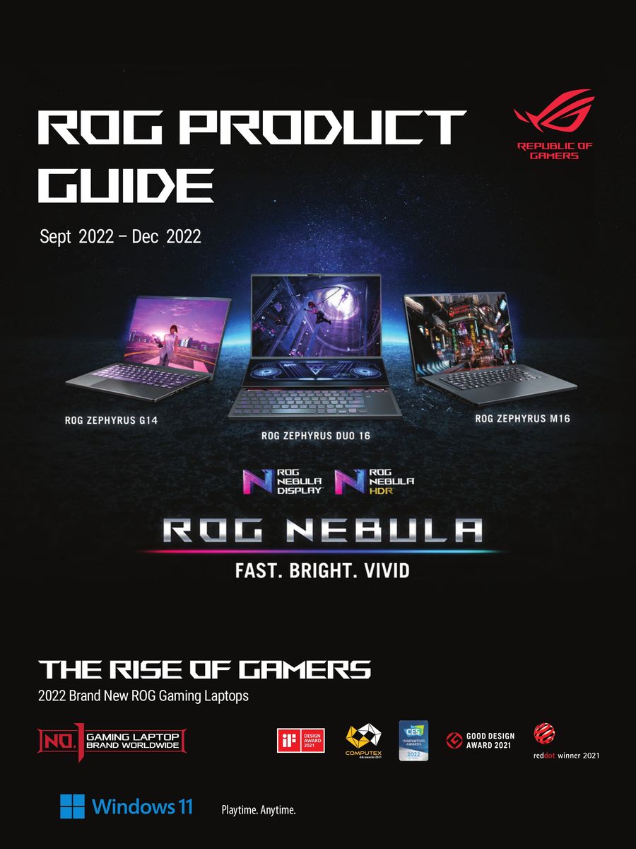 ROG Product Guide Sept 2022 to Dec 2022 by ASUS