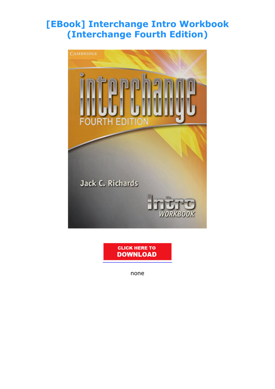 [EBook] Interchange Intro Workbook (Interchange Fourth Editi by graedensnowden - Flipsnack