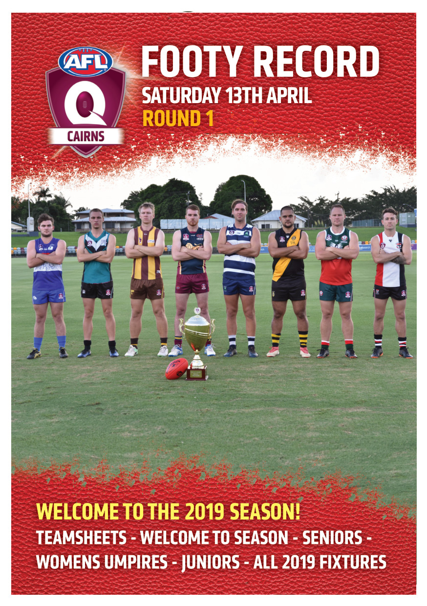AFL Cairns 2019 Round 1 Footy Record by AFLCairns - Flipsnack