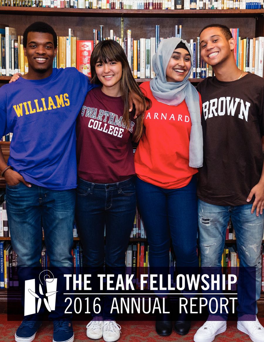 The TEAK Fellowship 2016 Annual Report by The TEAK Fellowship - Flipsnack
