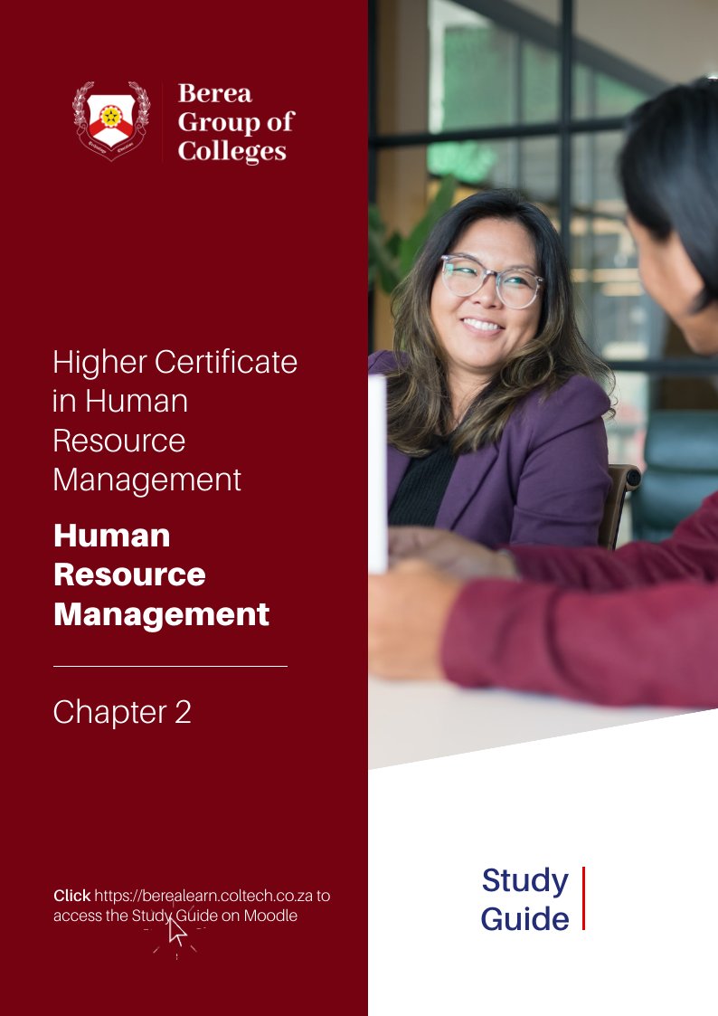 HC in Human Resources Management (HRM) Chapter 2 by E-Publishing