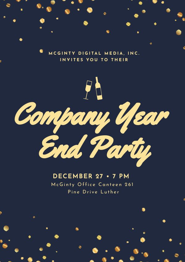 Company Invitation Card Template by Flipsnack templates - Flipsnack