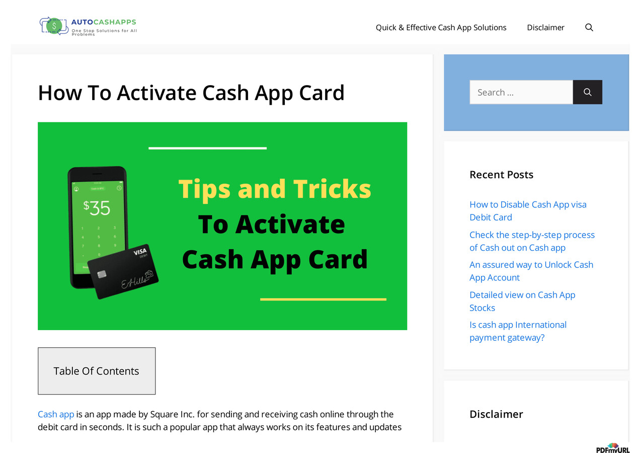 Activate Cash App Card With Or Without QR - Step By Step Guide by roman ...