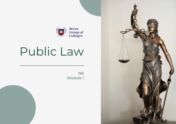 Public Law N6 Module 1 by E-Publishing - Flipsnack