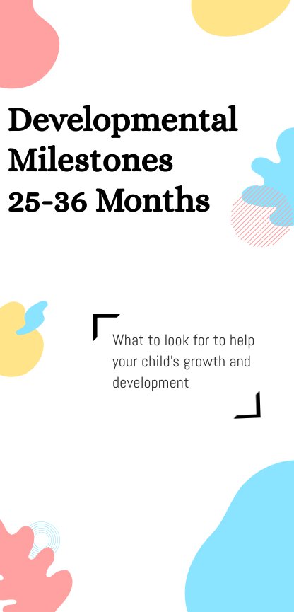 Developmental Milestones 25-48 months by LeCrystal Cleveland - Flipsnack
