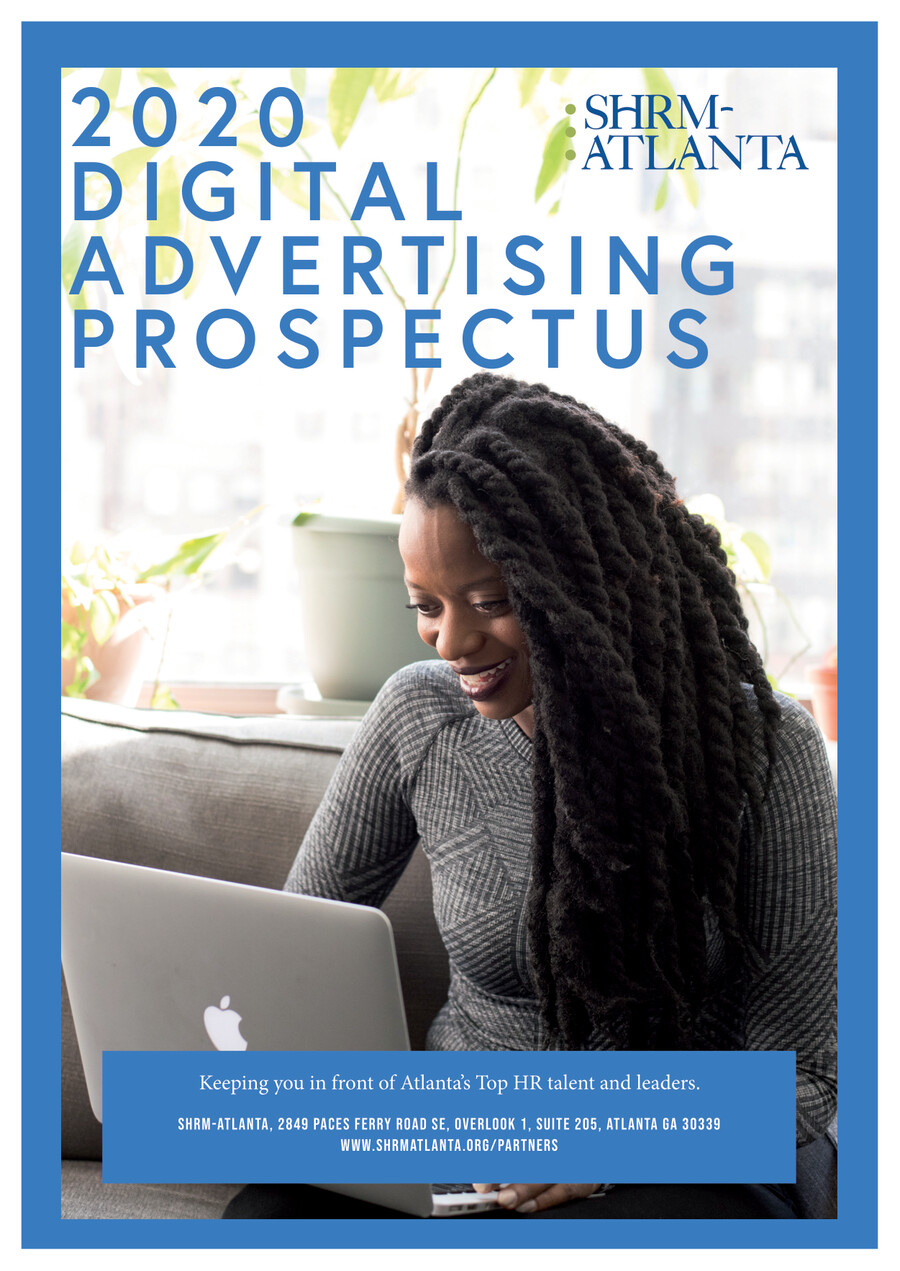 SHRM-Atlanta-2020-Prospectus-Digital-Advertising by Caitlin - Flipsnack