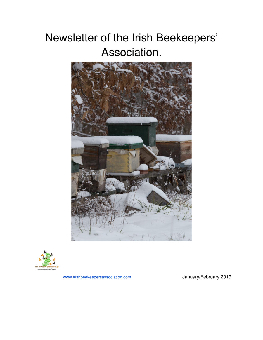 Newsletter of the Irish Beekeepers’ Association Jan-Feb 2019 by Irish ...