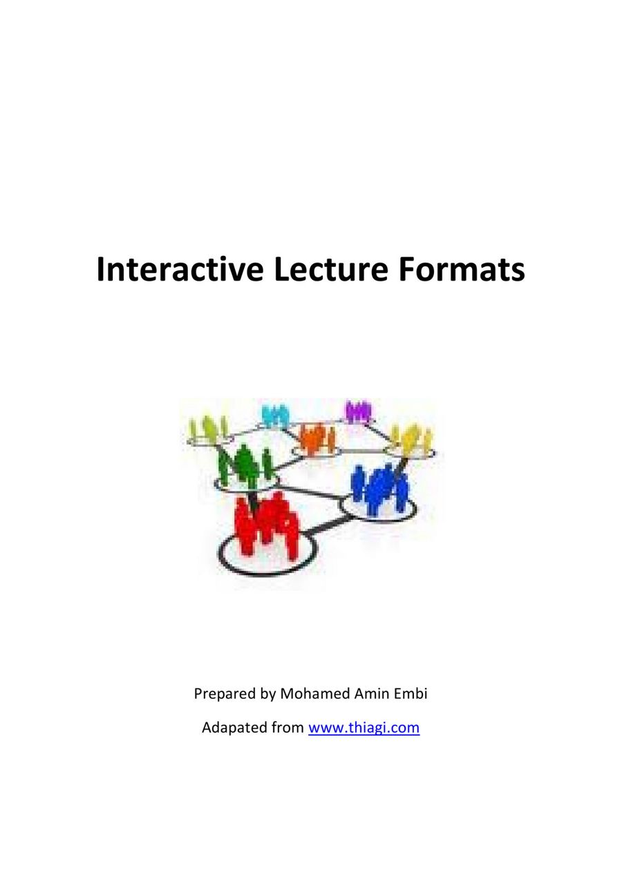 Interactive Lecture Format by Surendran Sankaran - Flipsnack