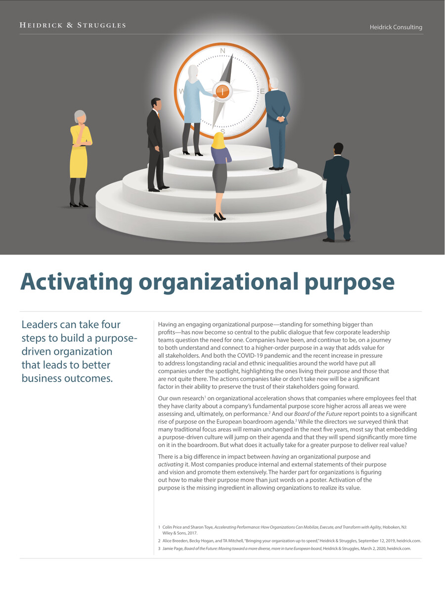 Activating organizational purpose by FDF6D86EFB5 - Flipsnack