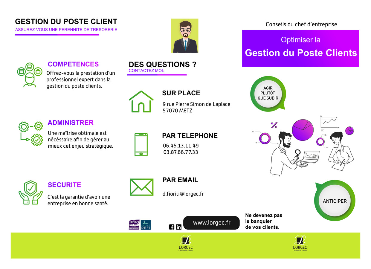 Optimiser la gestion du poste clients by lorgec - Flipsnack
