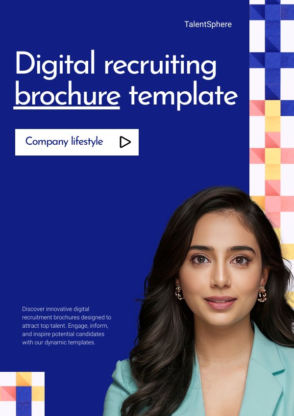 Digital recruiting brochure template by Flipsnack templates - Flipsnack