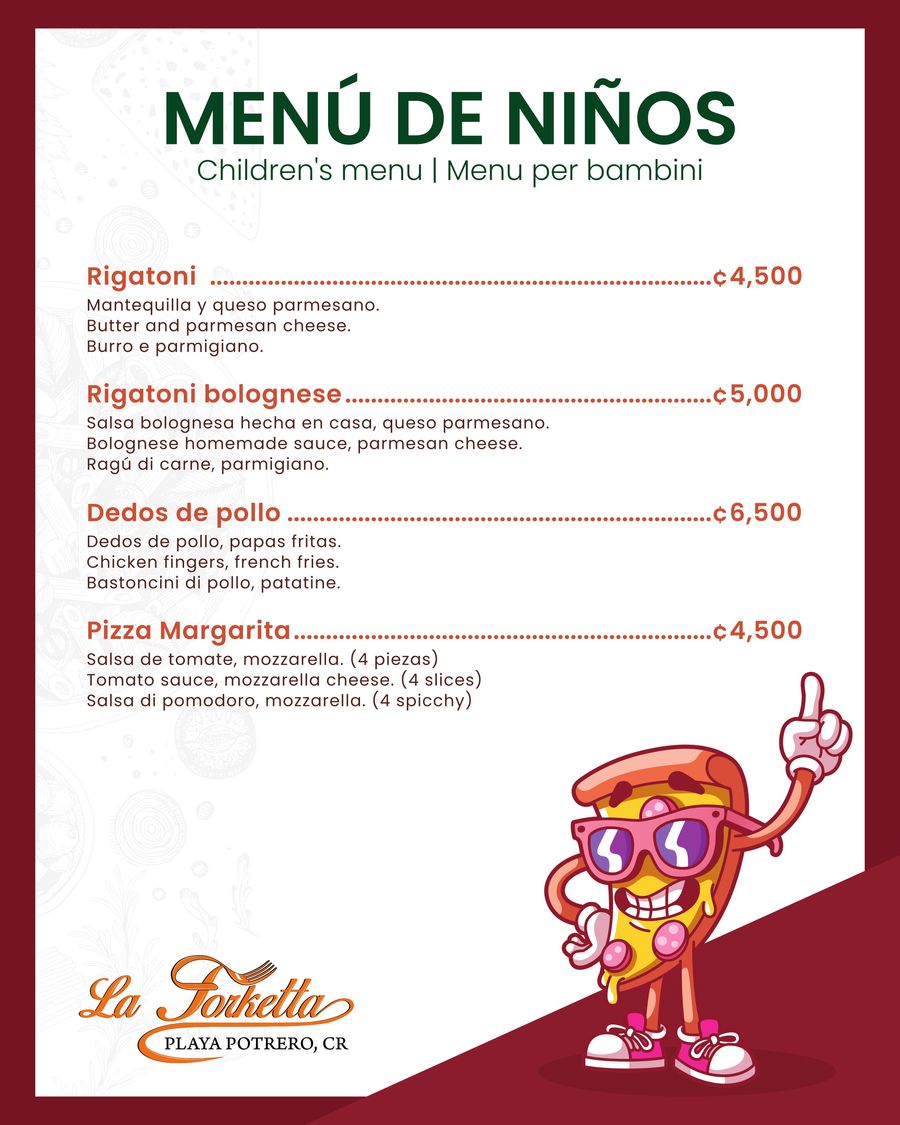 Menu de niños by La Forketta Food... - Flipsnack