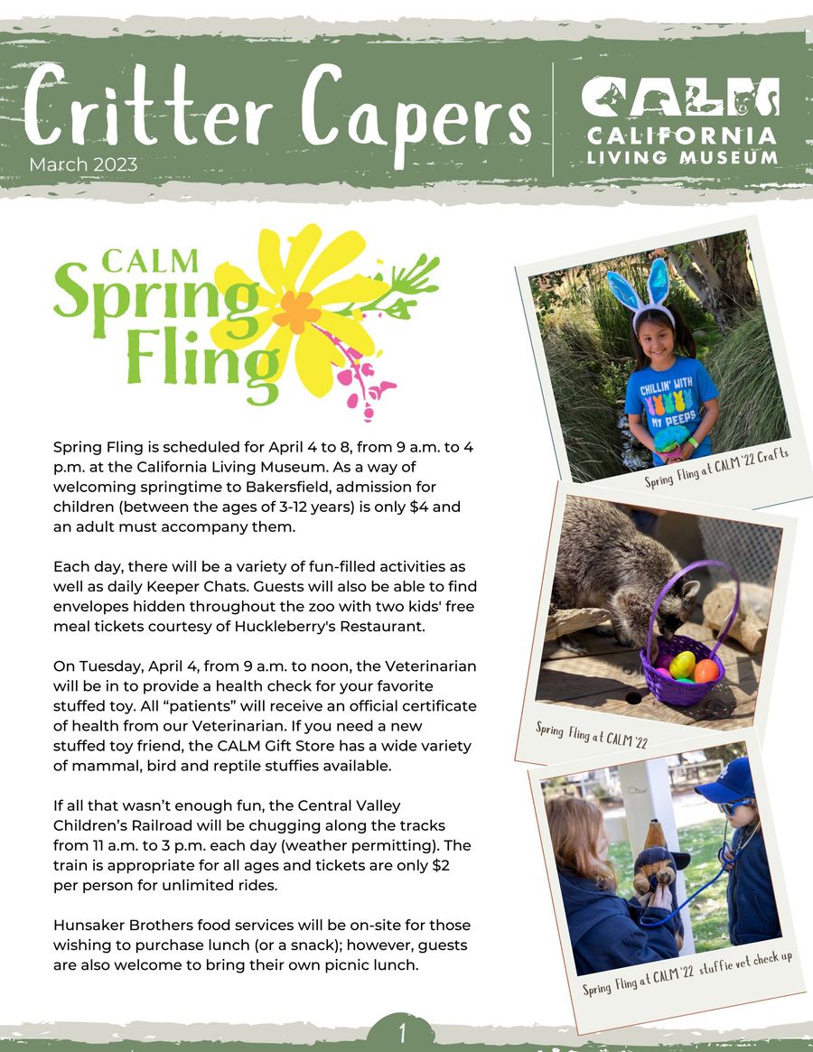 MARCH 23 CALM Critter Capers _FINAL by KCSOS - Flipsnack