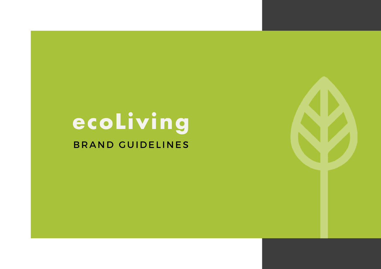 ecoLiving Brand Guidelines by ecoLiving - Flipsnack