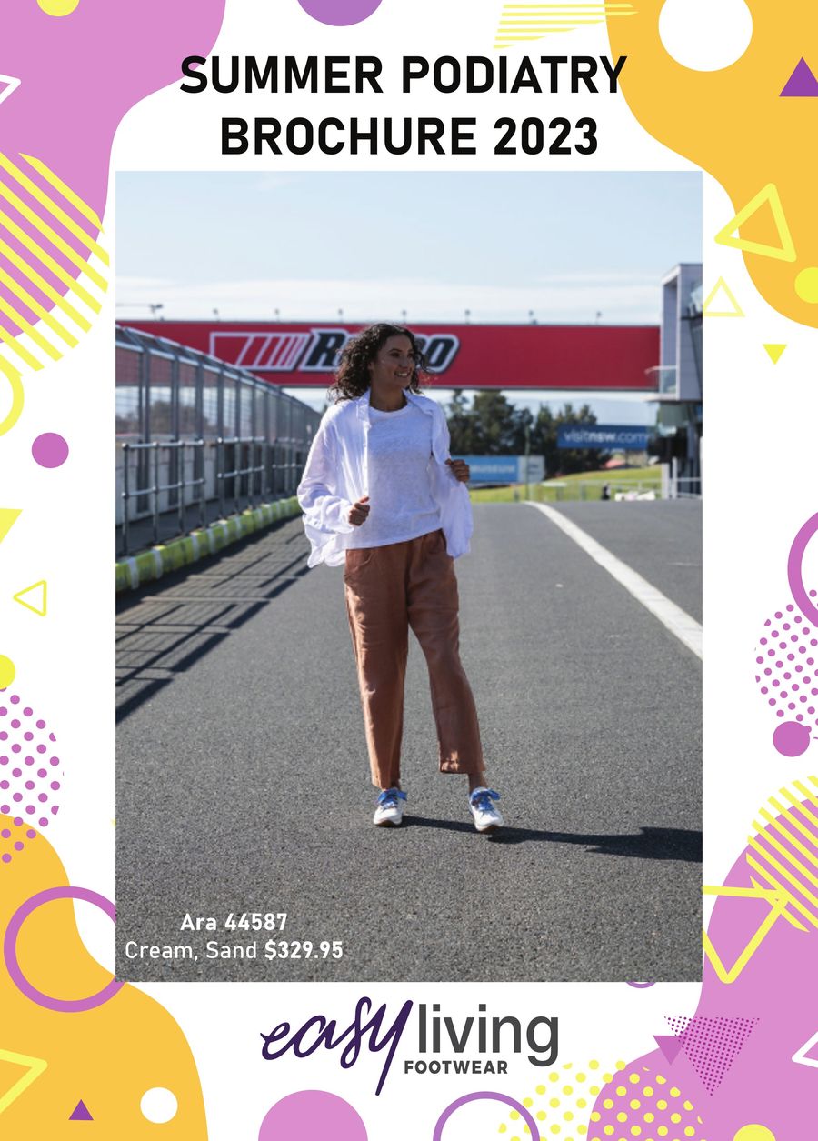Summer 2023 Podiatry Brochure by Easy Living Footwear - Flipsnack